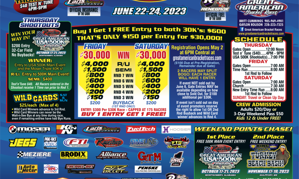 Great American Bracket Races - Welcome to Great American Bracket Races